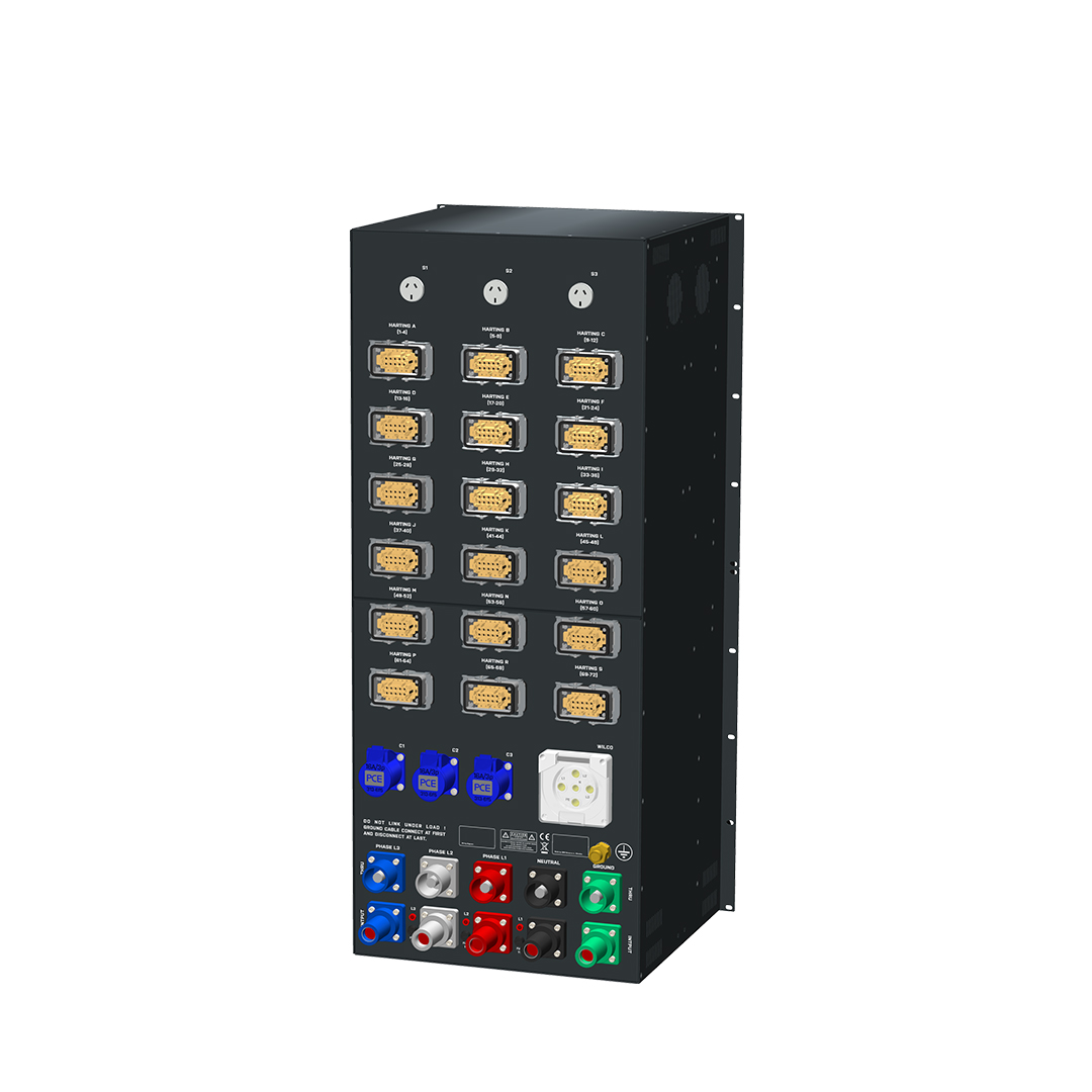 TD SERIES 72 WAY DUAL OUTPUT TOUR RACK - Showtools International